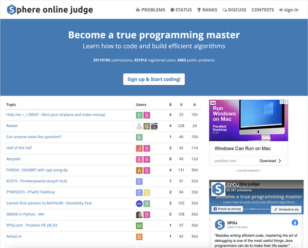 Top 10 Websites to Practice Coding Challenges in 2025
